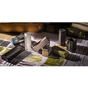 Derwent XL Graphite Blocks, Metal Tin, 6 Count (2302010)