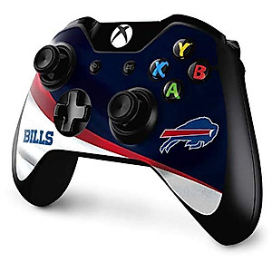 Skinit Decal Gaming Skin compatible with Xbox One Controller - Officially Licensed NFL Buffalo Bills Design