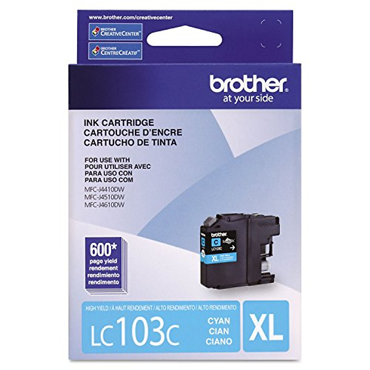 Brother Lc103c Lc103c Innobella High-Yield Ink, Cyan