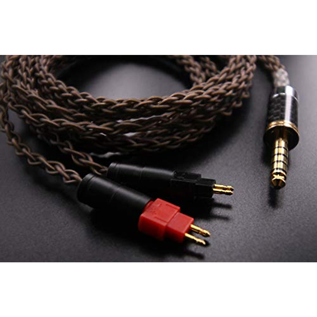 KK Cable II-SO Replacement Audio Upgrade Cable Compatible for HD420 HD430 HD525 HD545 HD565 HD650 HD600 HD580 Headphones. 4.4MM Male Balanced Plug. II-SO (1.5M(4.9ft))
