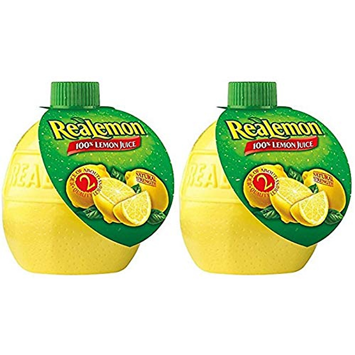 Realemon 100% Lemon Juice (Pack of 2) 2.5 oz. Each