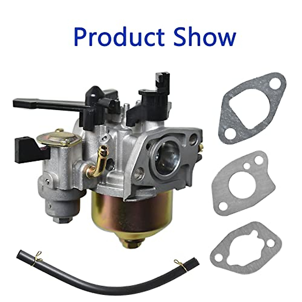 Silscvtt 16100-ZH8-W61 Carburetor Replacement for Honda GX140 GX160 GX168 GX200 5HP 5.5HP 6.5HP Engine 16100-ZH8-W51 16100-ZE1-825 for WT20X Pumps HS522 HS55 HS521 Snow Blower