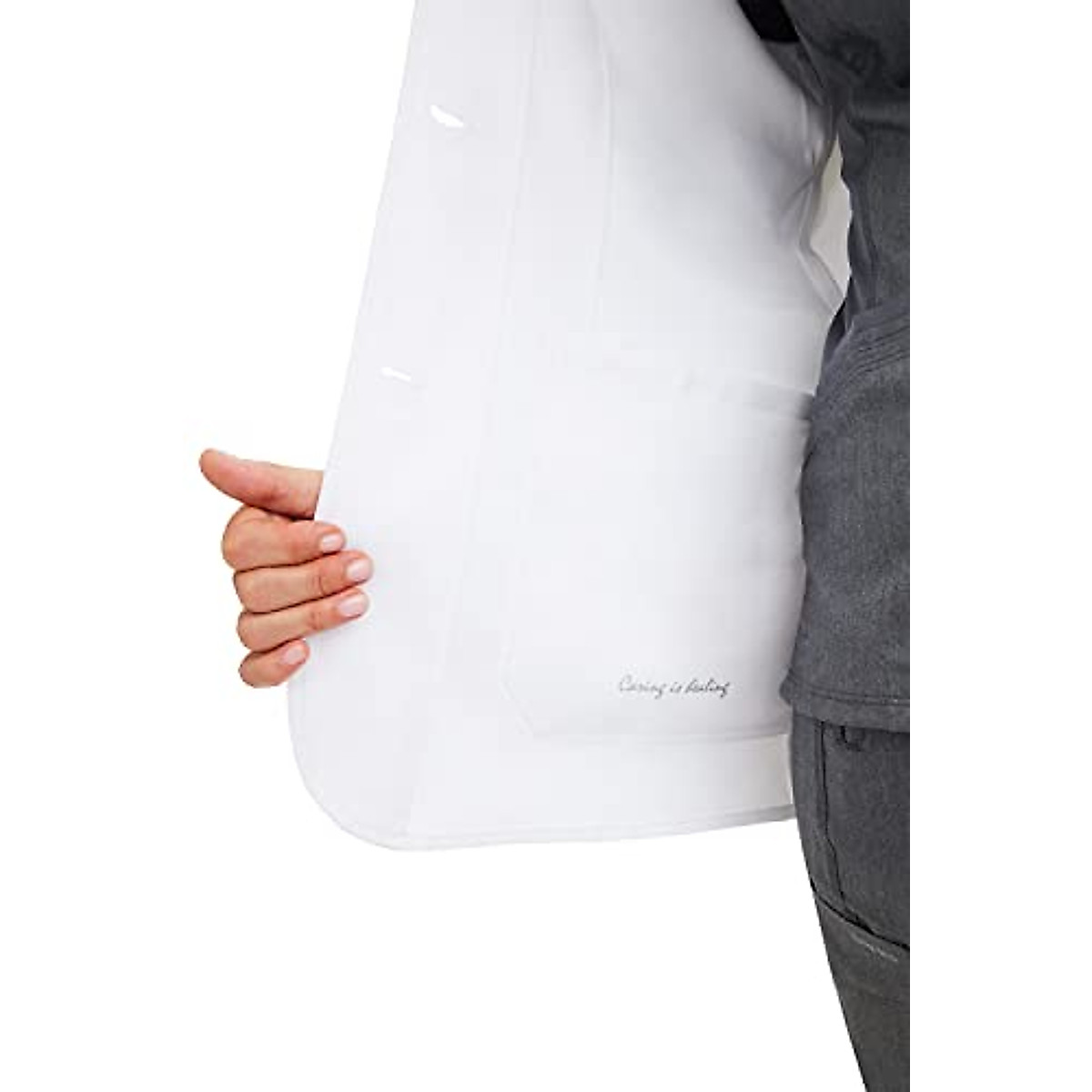 Healing Hands White Lab Coat 5 Pocket 5160 Flo Full Sleeve Women's Consult Lab Coat The White Coat Minimalist Collection White XS