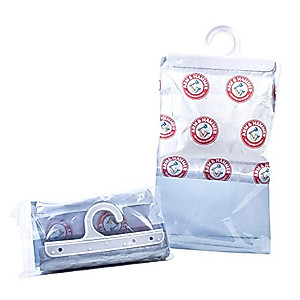 Arm & Hammer Clean Burst Hanging Moisture Absorber and Odor Eliminator - 2 Pack - Traps Moisture for Fresher, Cleaner Air