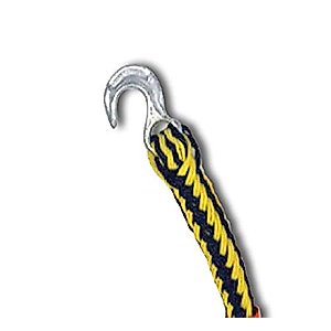 PROGRIP 101800 Emergency Towing Rope for Truck Auto and Marine with Hooks: 17' x 3/4"