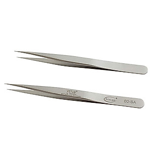 Vetus Tweezer Non-magnetic Stainless Steel Pointed Tip 00-SA