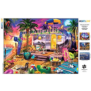 Buffalo Games - Jeff Haynie - Beach Holiday - 1000 Piece Jigsaw Puzzle For Adults - High Quality Challenging Puzzle Perfect for Game Nights - Finished Puzzle Size is 26.75 x 19.75