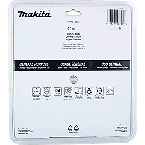 Makita E-02559 9" Diamond Blade, Turbo, General Purpose