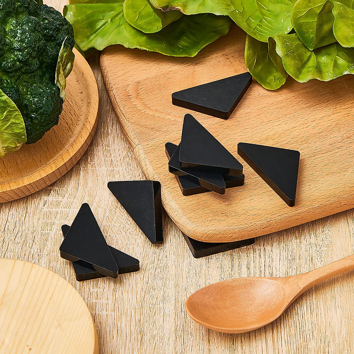 Set of 16 Cutting Board Feet, Non Slip Silicone Pads Black Non Adhesive, Glue Free