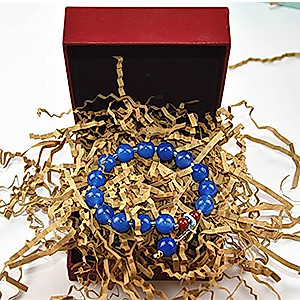 J JIAYU Kraft colorVariations of Crinkle Cut Kraft Paper Shred Filler Tissue Great for Gifts,for Gift Wrapping & Basket Filling, Box Wrapping, Bag Stuffing and Packing 1/2 LB (Kraft (Kraft paper)