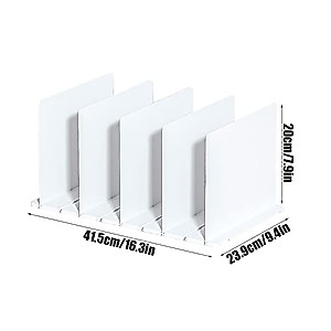 ALUKAP Storage Box Moveable Handbag Organizer Divider Boards Dishes Books Bag Storage Display Rack Plastic Wardrobe Divider Shelf for Tote Bags