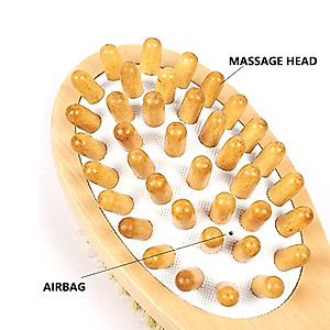 Shower Brush with Soft and Stiff Bristles Bath Dual Sided Long Handle Back Scrubber Body Exfoliator for Wet Or Dry Brushing My First Valentines Day Baby Boy Outfit