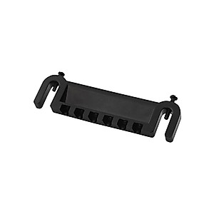 Bogart Adjustable Wraparound Guitar Bridge Combined bridge Tailpiece Compatible with Les Paul LP SG Style Electric Guitar Black. LYBM 004-Black