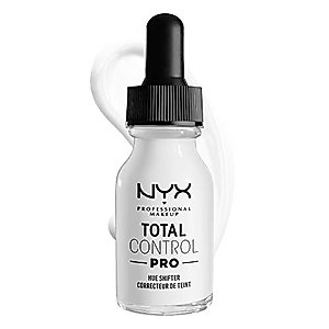 NYX PROFESSIONAL MAKEUP Total Control Pro Drop Foundation Hue Shifter, Light