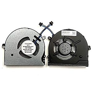 New Laptop CPU Cooling Fan for HP Pavilion 15-CC183CL 15-CC184CL 15-CC187CL 15-CC195CL 15-CC510NR 15-CC523CA 15-CC553CL 15-CC554NR 15-CC555NR 15-CC561ST 15-CC563NR 15-CC563ST 15-CC564NR 15-CC565NR