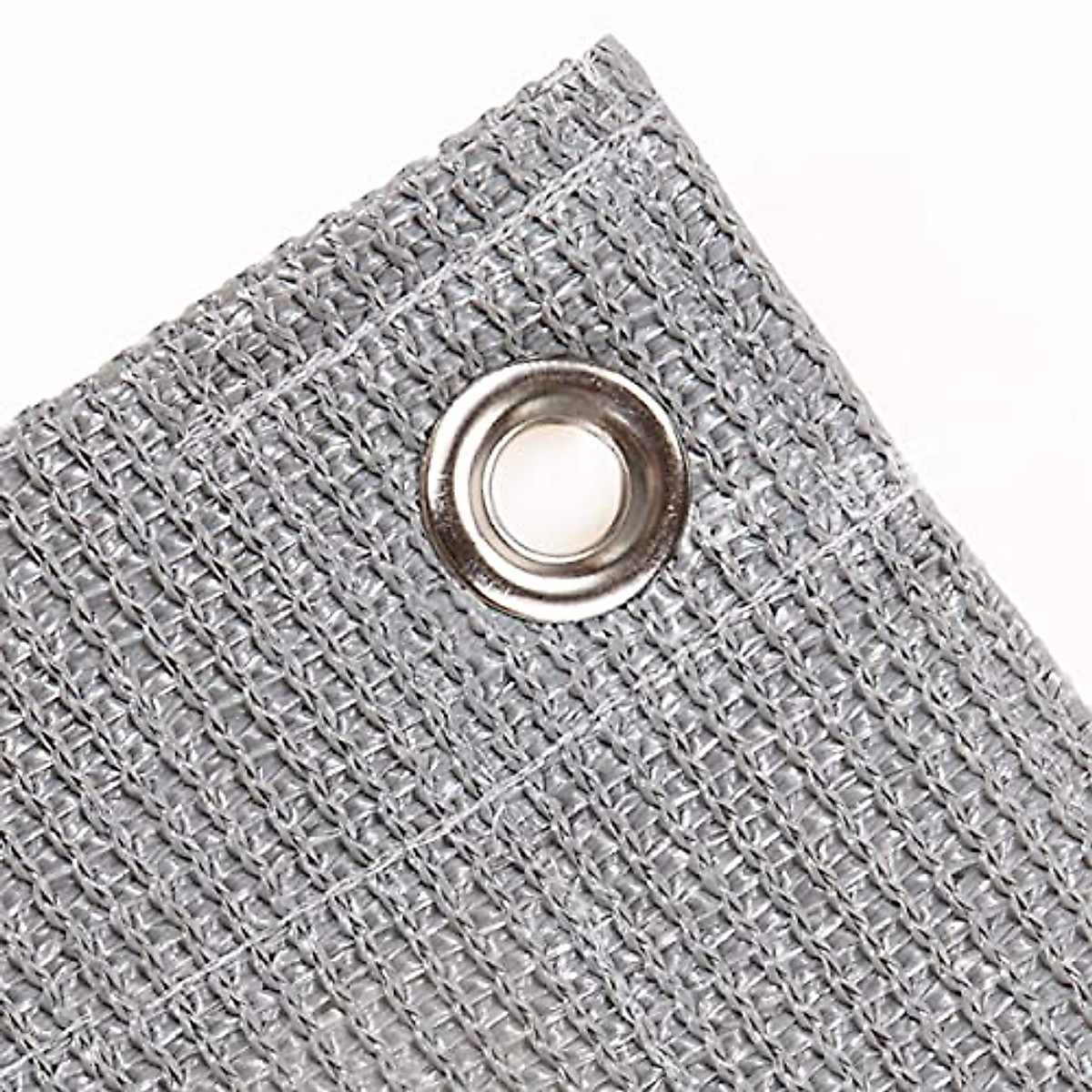 ALBN Balcony Privacy Screen Fence Mesh Anti-UV with Metal Holes HDPE Tear Resistance for Balcony Garden Privacy Protection, Height 80cm/90cm/100cm (Color : Gray, Size : 90x250cm)