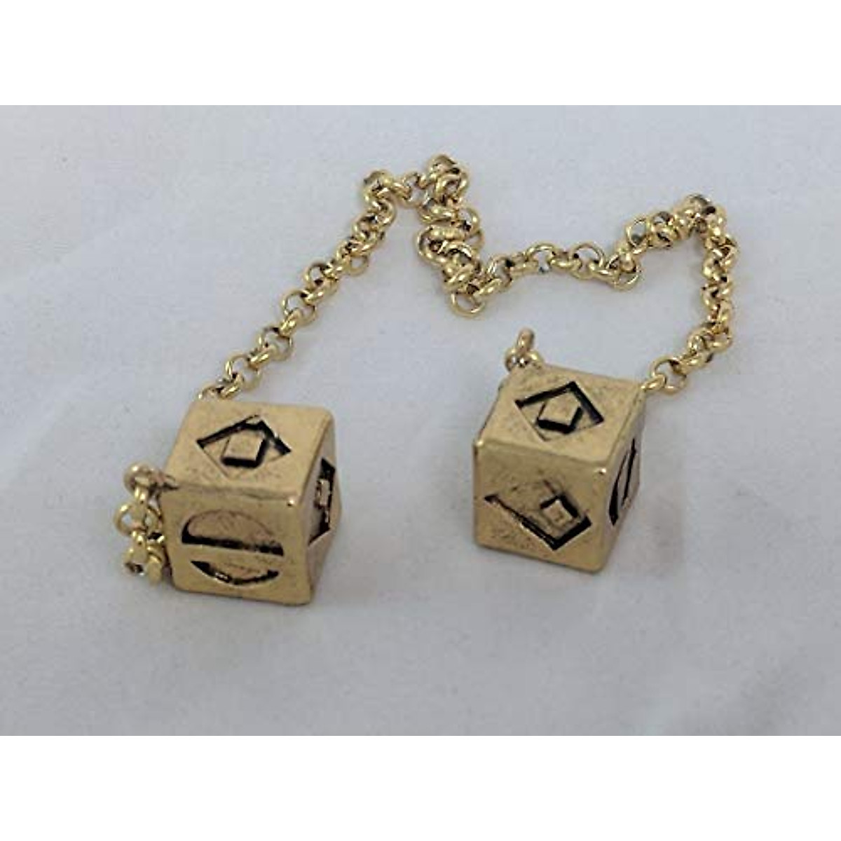 Antiqued Weathered Metal Han Solo Smuggler's Dice with box