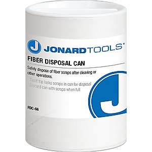 Jonard Tools FDC-66 Fiber Optic Scraps Disposal Can
