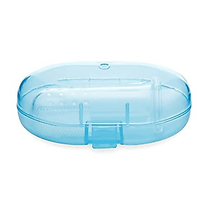 PandaEar 4 Pack U Shaped Toothbrush Kids Toddler with Soft Silicone Brush Head for Age 2-6, 2 Pack Silicone Baby Finger Toothbrush with Travel Storage Case for 3 Months+, 360 ° Whole Mouth Toothbrush