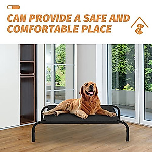Outdoor Elevated Pet Bed Pet Cot Breathable Mesh Dog Bed for Pets Small Medium Large Dogs Puppies Cats Kitttens and Birthday