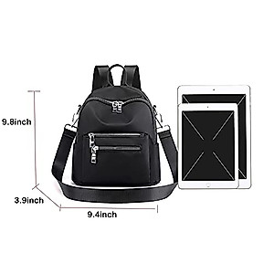 JIANLINST Women's Mini Backpack Purse Fashion Rucksack Daypack Small Shoulder Bag Pink