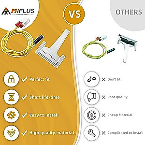 DA61-06796A Clip Drain Evaporator for Sam-sung Refrigerator Defrost Drain Clip AP5579885,with Defrost Temp Sensor DA32-0006W,Refrigerator Defrost Sensor DA32-00006S