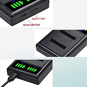 Li-40B Li-42B NP-45 NP-45A NP-45S EN-EL10 D-Li63 Li108 NP-80 KLIC-7006 Battery and Charger Compatible with Nikon Coolpix S4000 S210 S220 S230 S570 FinePix XP50 XP60 XP70 XP80 XP90 T350 T360 T400