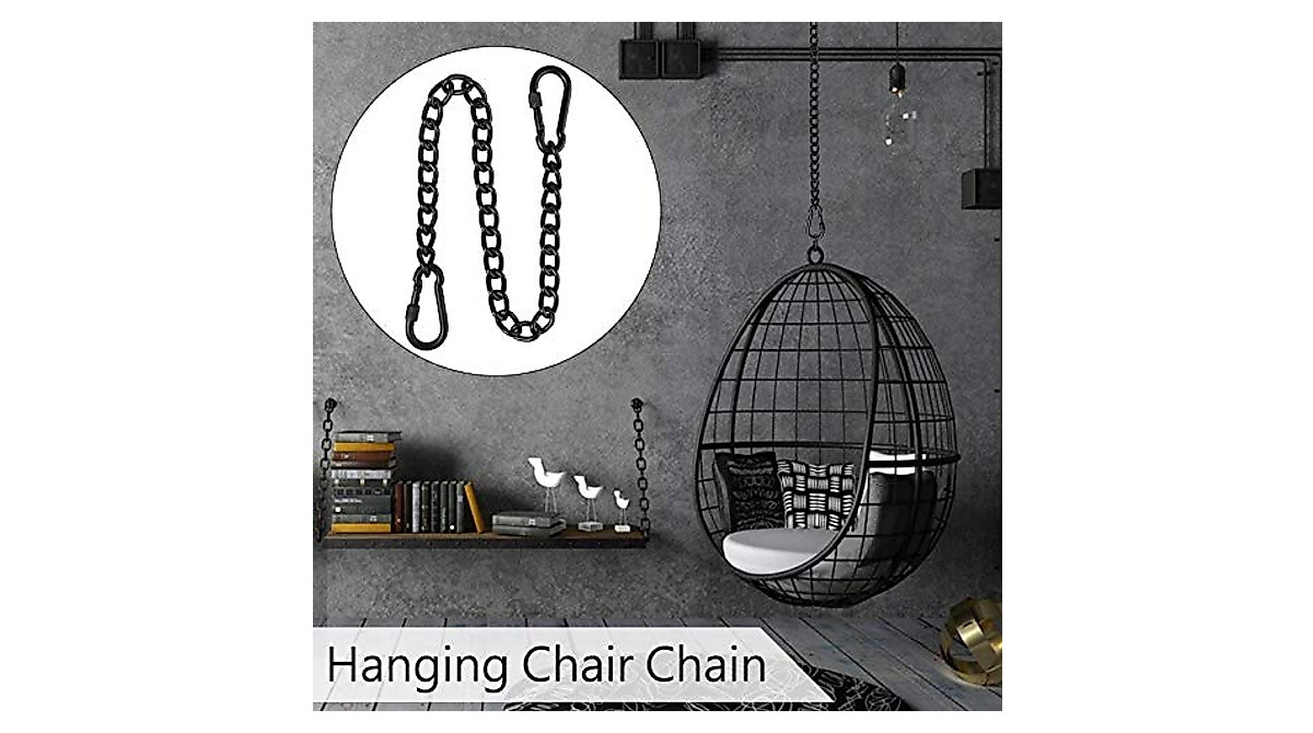 High Capacity Hanging Chair Chain with Carabiners