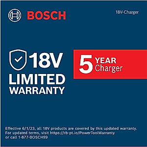 BOSCH GAX1218V-30 18V/12V Dual-Bay Battery Charger,Black