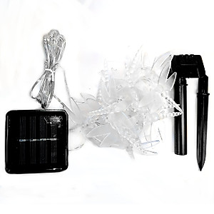 Hometown Evolution, Inc. Solar Powered Dragonfly String Lights - 30 LED Multi Colored, 8 Modes, Outdoor Waterproof for Gardens, Patios, Yards, Home, Parties and More