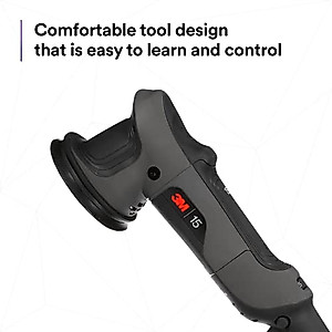 3M Perfect-It Random Orbital Polisher, 34100, 15mm, 120V/60Hz, Variable Speed Control for Automotive Refinishing, Refining, Polishing