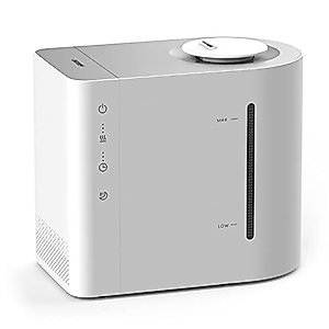 Cool Mist Humidifiers for Bedroom (4.3L), AIRROBO Quiet Top Fill Ultrasonic Humidifiers for Babies Nursery, Office, Indoor Plants -Lasts Up To 40 Hours, Filterless, 360° Rotation Nozzle, Auto Shut-Off