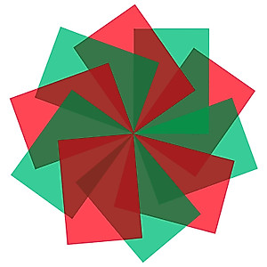 12 Pieces Christmas Gel Filter Colored Christmas Correction Gel Light Filter Transparent Color Film Plastic Sheets for Reading, Led Light or Craft, Red and Green, 11.7 x 8.3 Inches