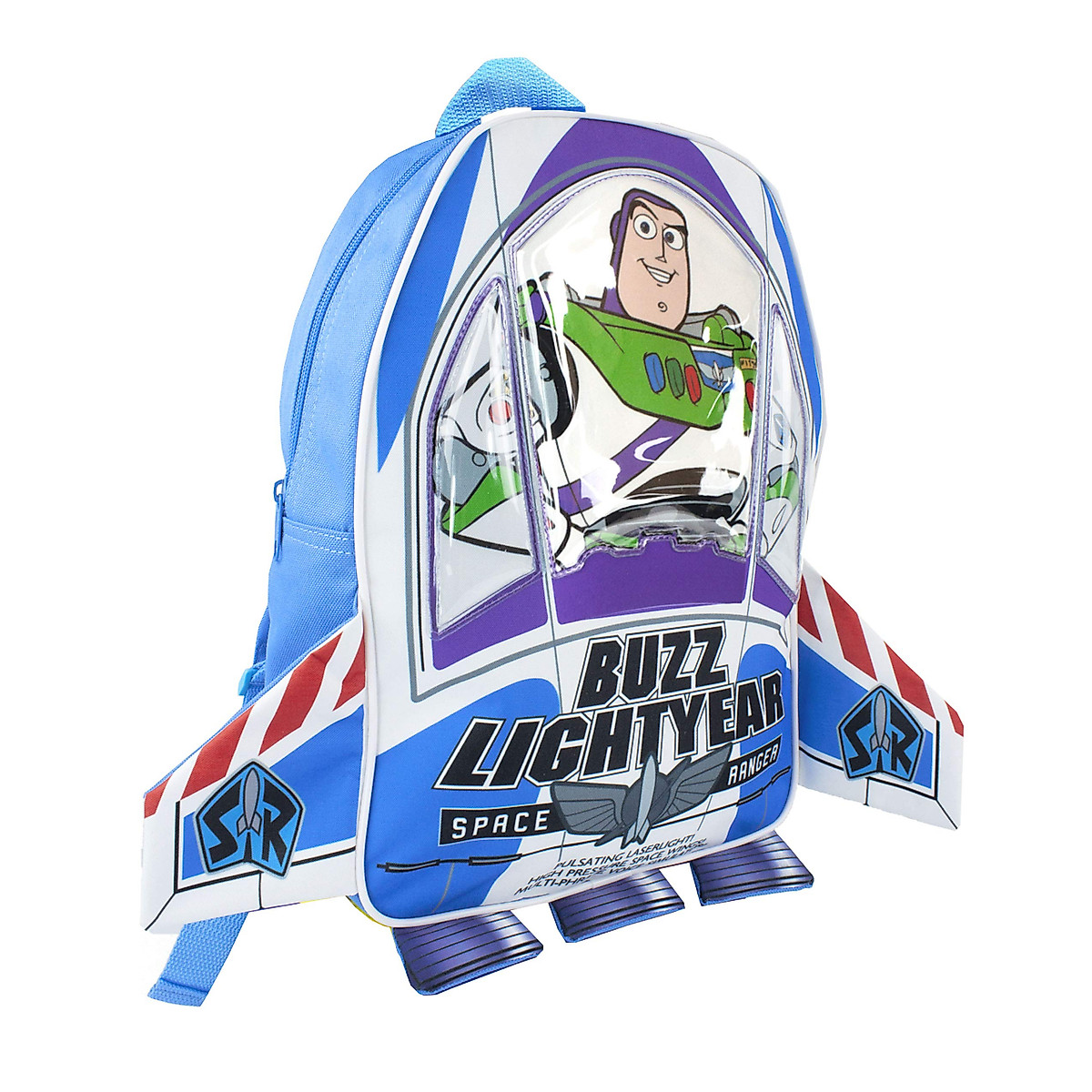 Disney Toy Story Backpack Kids Buzz Lightyear 3D Rocket Rucksack Bag