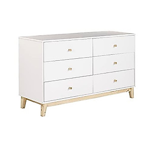 Alaterre Furniture MOD 60" W 6-Drawer Double Dresser