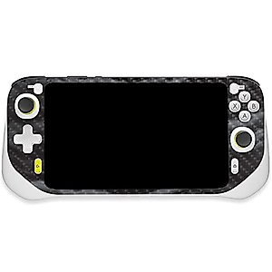 MightySkins Carbon Fiber Skin Compatible with Logitech G Cloud Gaming Handheld - Smoky Quartz | Protective, Durable Textured Carbon Fiber Finish | Easy to Apply | Made in The USA