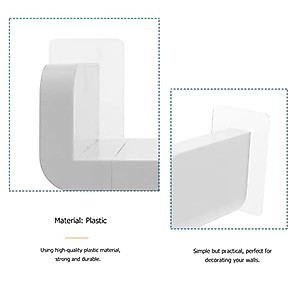 Alipis Wall Mounted Floating Bathroom Shower Shelf Floating Nursery Shelves Floating Shower Shelves Shelf U- Shape