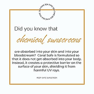 Reef Safe Sunscreen SPF 50 Mineral Lotion and Face Stick, Hawaii & Mexico Approved, Biodegradable, Zinc, Vitamin E, Oxybenzone & Octinoxate Free, Water Resistant, Natural Ingredients, Made in USA by Coral Safe