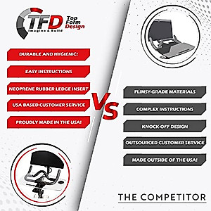 TFD The Sidewinder Tray | Compatible with Peloton Bikes (Original Models), Made in USA | Laptop Desk Tray - Premium Holder for Laptop, Tablet, Phone, Books & More - The Ultimate Peloton Accessories