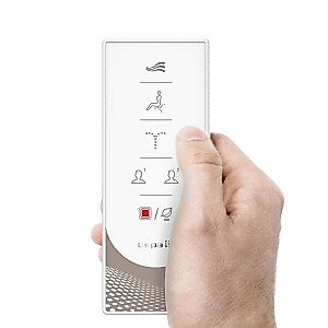 BioBidet USPA 6800U Adjustable Bidet Toilet Seat with Wireless Remote, Dual Nozzle, User Presets and Dryer, White, Elongated