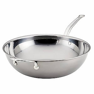 Hestan - NanoBond Collection - Stainless Steel Chef's Pan, Induction Cooktop Compatible, 14-Inch