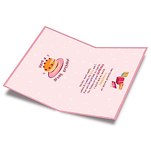 Prime Greetings Birthday Card For Mother In law, Made in America, Eco-Friendly, Thick Card Stock with Premium Envelope 5in x 7.75in, Packaged in Protective Mailer
