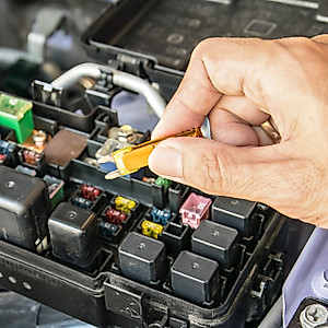 MulWark 120pc ClearMark Assorted Auto Mini-Car-Truck-Blade-Fuses Set- 5A 7.5A 10A 15A 20A 25A 30A - ATM Automotive Replacement Auto Fuse Assortment Kit w/A Puller -for Boat,Marine,RV,SUV,Trike…