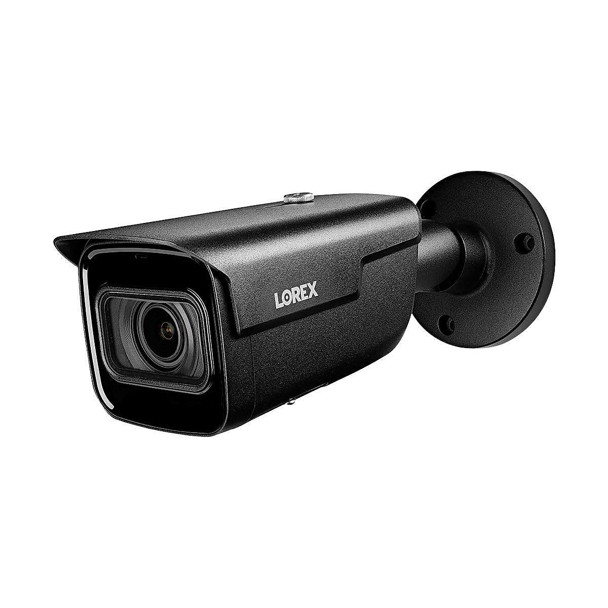 Lorex LNB9282B 4K (8MP) Motorized Varifocal Smart IP Black Security Camera with 4X Optical Zoom and Real-Time 30FPS Recording, 150ft Night Vision, IP67, Black, Camera Only (M. Refurbished)