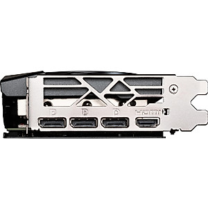 MSI Gaming GeForce RTX 4070 12GB GDRR6X Extreme Clock: 2625 MHz 192-Bit HDMI/DP Nvlink TORX Fan 4.0 Ada Lovelace Architecture Graphics Card (RTX 4070 Gaming X Slim 12G)