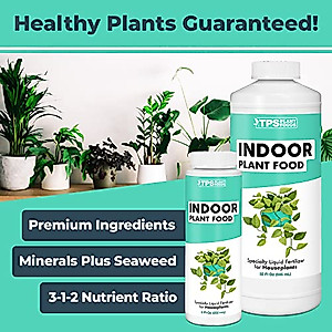 Indoor Plant Food for Houseplants, Liquid Fertilizer 8 oz (250mL)