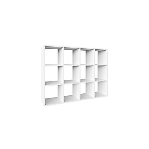 Letmobel Cube Organizer | Book Shelf Organizer with Cube Storage Shelf | DIY Cubical Storage Organizer | Shelf Organizer for Bedroom Living Room Office | Cube Shelf for Home Offices (12 Cube, Black)
