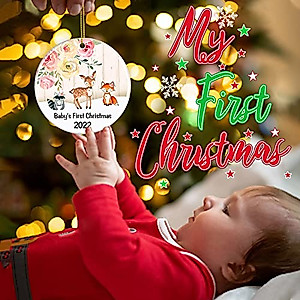 2022 Baby Christmas Ornament, Jocidea 2022 Baby Ornament Baby First Christmas Ornament New Baby Christmas Ornament Baby Christmas Tree Ornaments - Baby First Xmas Gifts