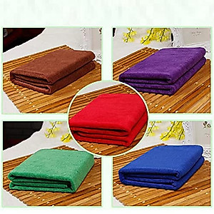 CHEYUAN Microfiber Towels for Cars，Car Drying Wash Detailing Buffing Polishing Towel with Plush Edgeless Microfiber Cloth for Cars Polishing Washing and Detailing (15.7x23.6 in. Pack of 5)