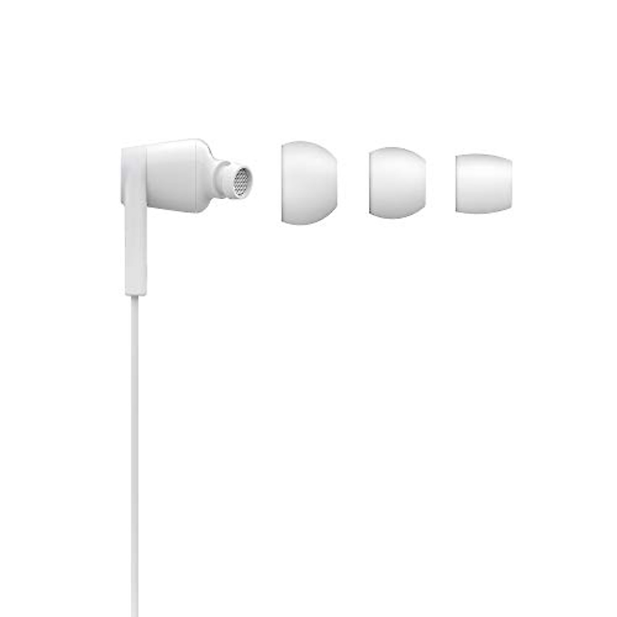 Belkin SoundForm Headphones - Wired In-Ear Earphones With Microphone- iPhone Headphones - Apple Headphones - Apple Wired Earbuds For iPhone, iPads & All Products With Lightning Connector (White)